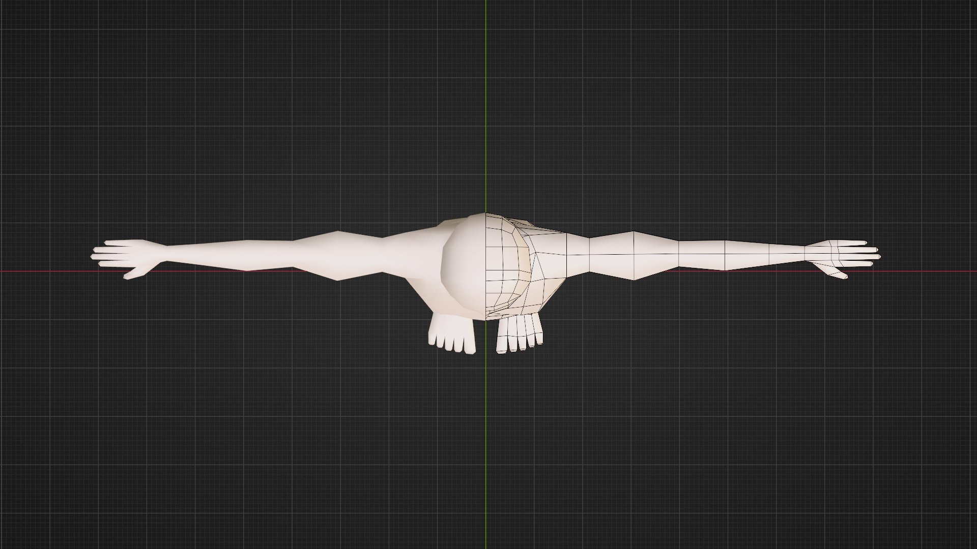 Anime Manga Man Body Low Poly Base Mesh 3D Model - TurboSquid 1826551