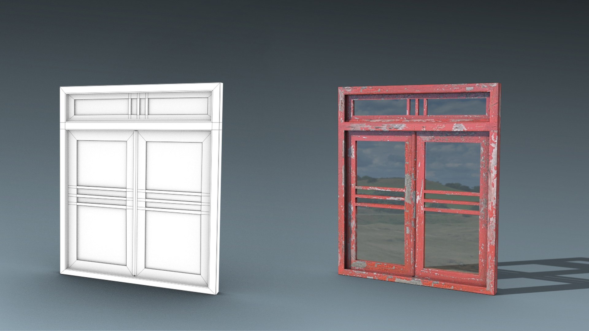 3D low-poly windows pack model - TurboSquid 1644310