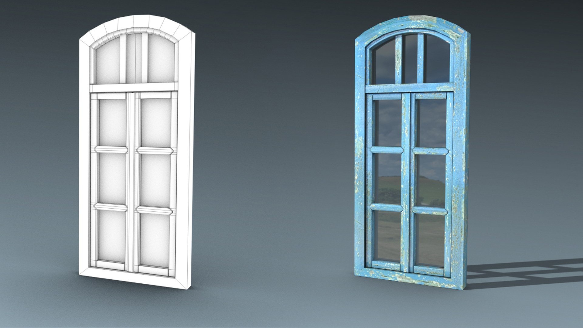 3D low-poly windows pack model - TurboSquid 1644310