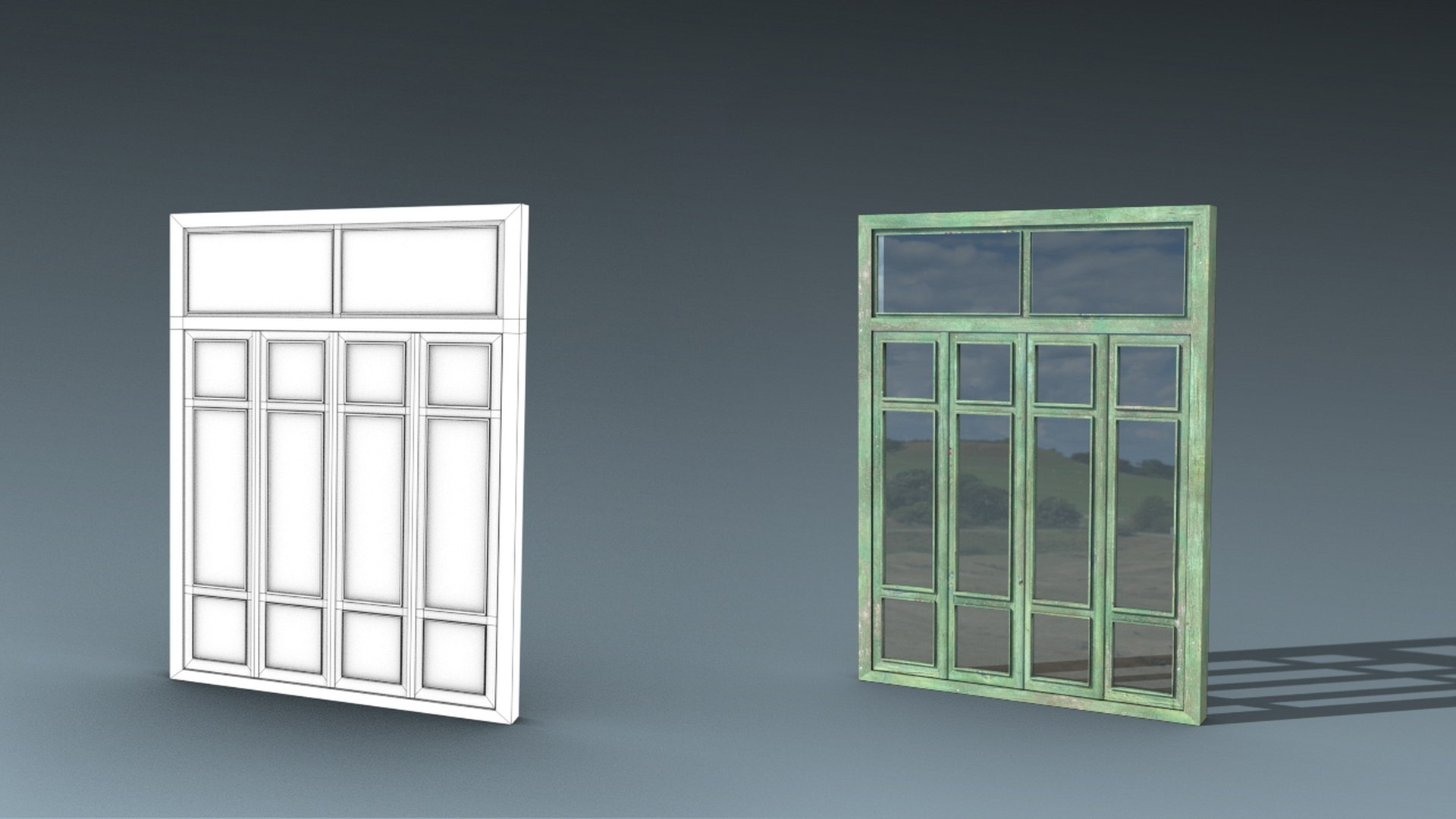 3D low-poly windows pack model - TurboSquid 1644310
