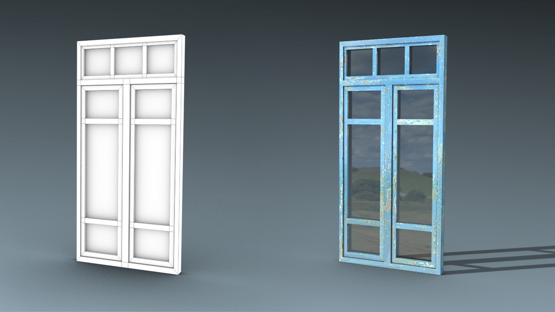 3D low-poly windows pack model - TurboSquid 1644310