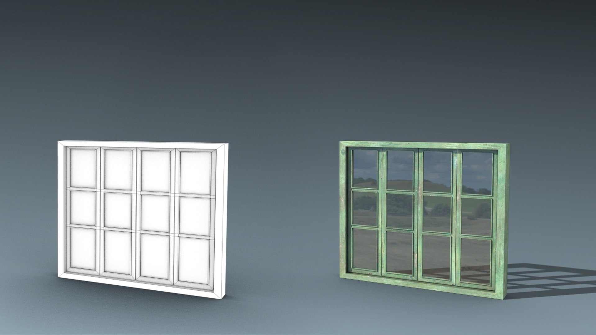 3D low-poly windows pack model - TurboSquid 1644310