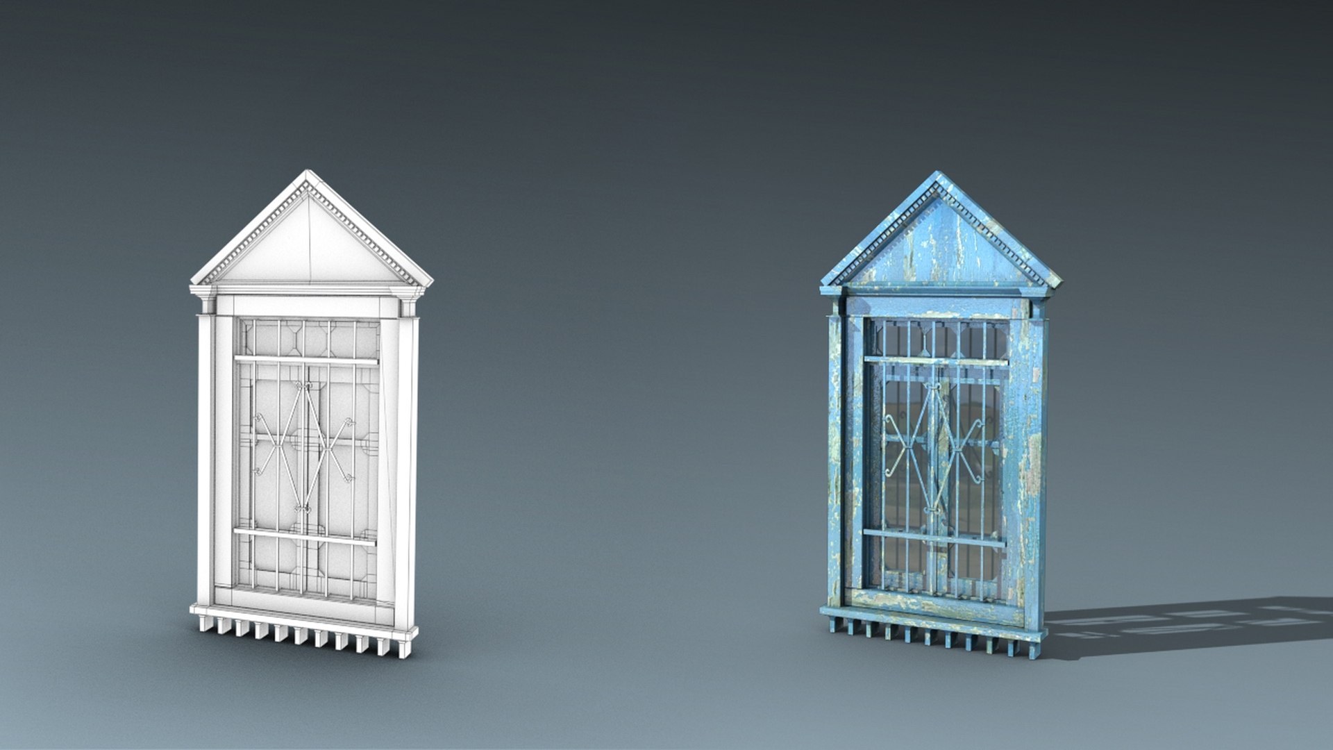 3D low-poly windows pack model - TurboSquid 1644310