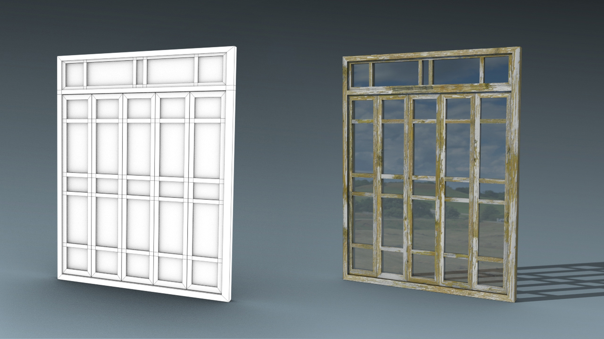 3D low-poly windows pack model - TurboSquid 1644310
