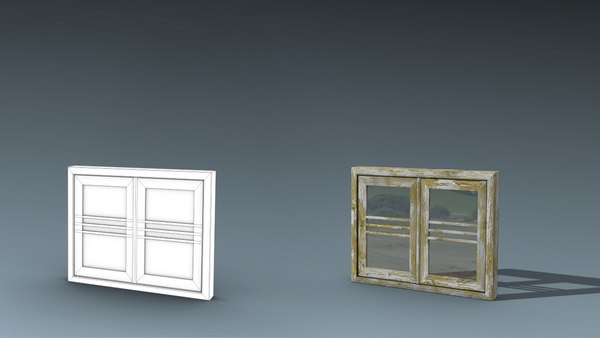 3D low-poly windows pack model - TurboSquid 1644310
