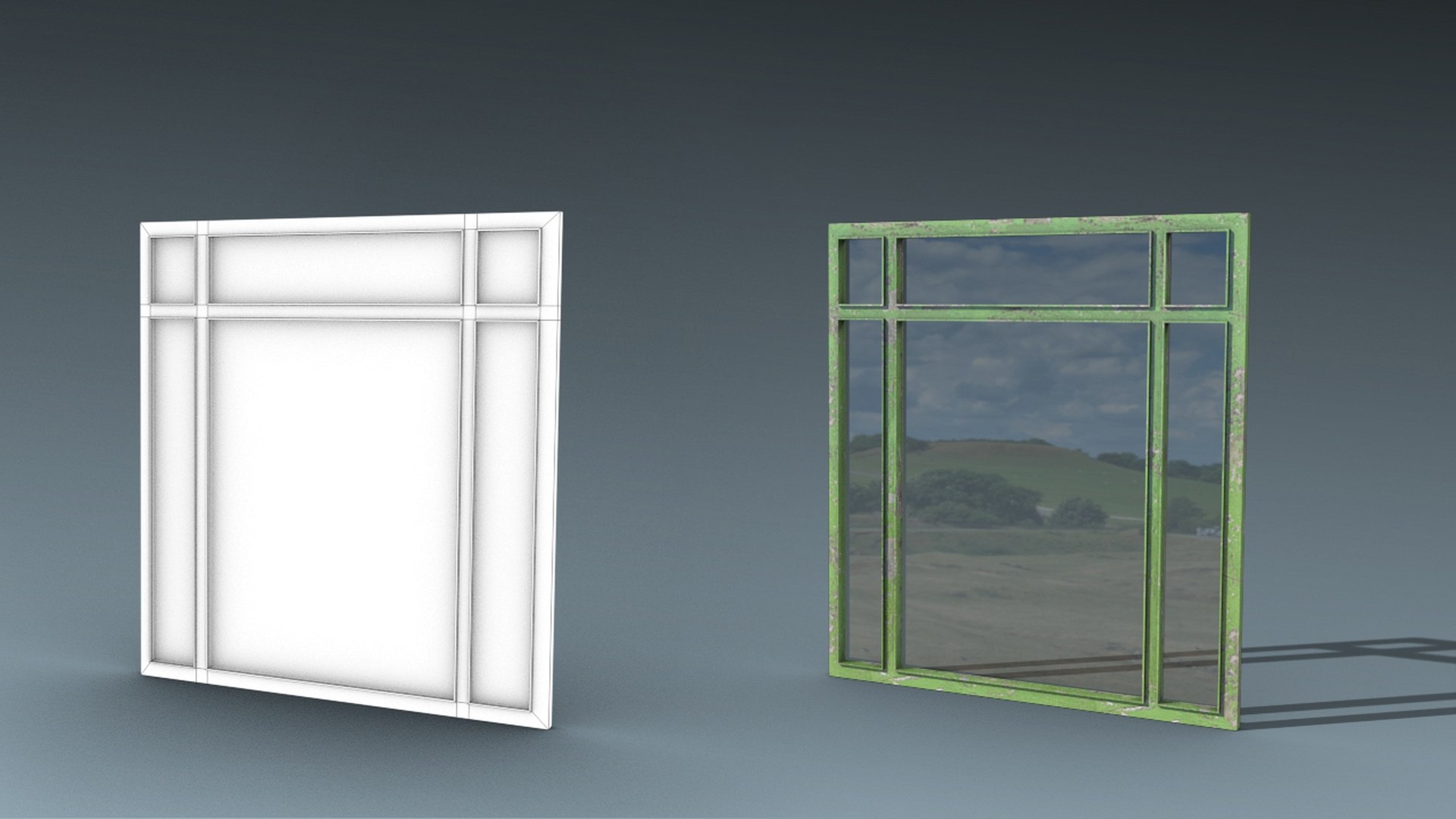 3D low-poly windows pack model - TurboSquid 1644310