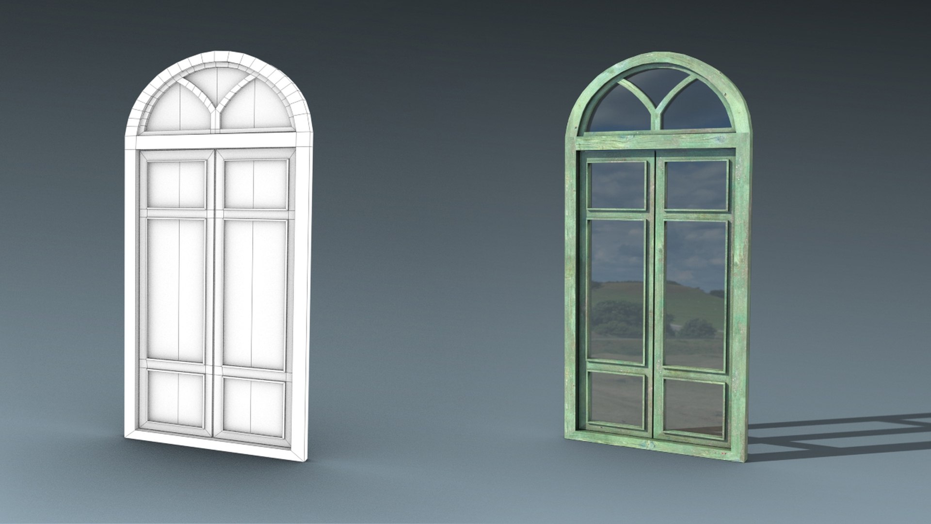 3D low-poly windows pack model - TurboSquid 1644310