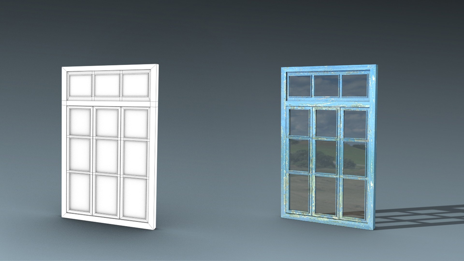 3D low-poly windows pack model - TurboSquid 1644310