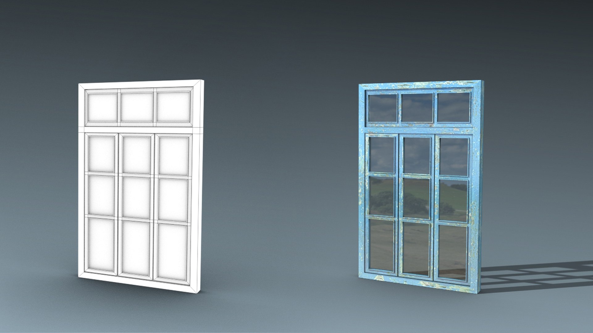 3D low-poly windows pack model - TurboSquid 1644310