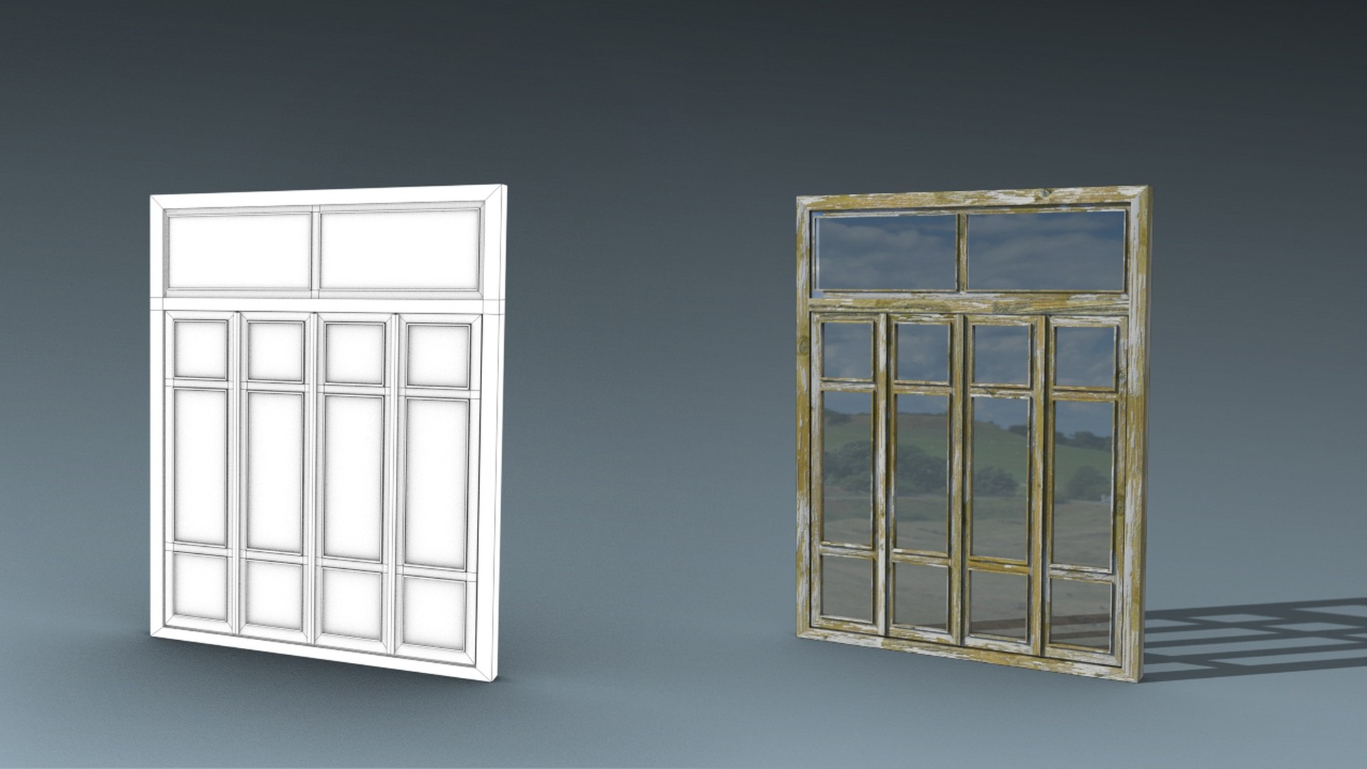 3D low-poly windows pack model - TurboSquid 1644310