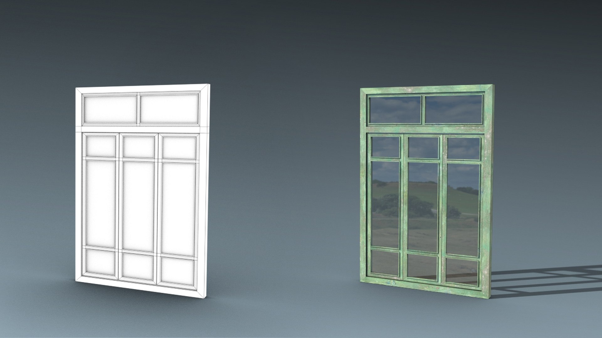 3D low-poly windows pack model - TurboSquid 1644310