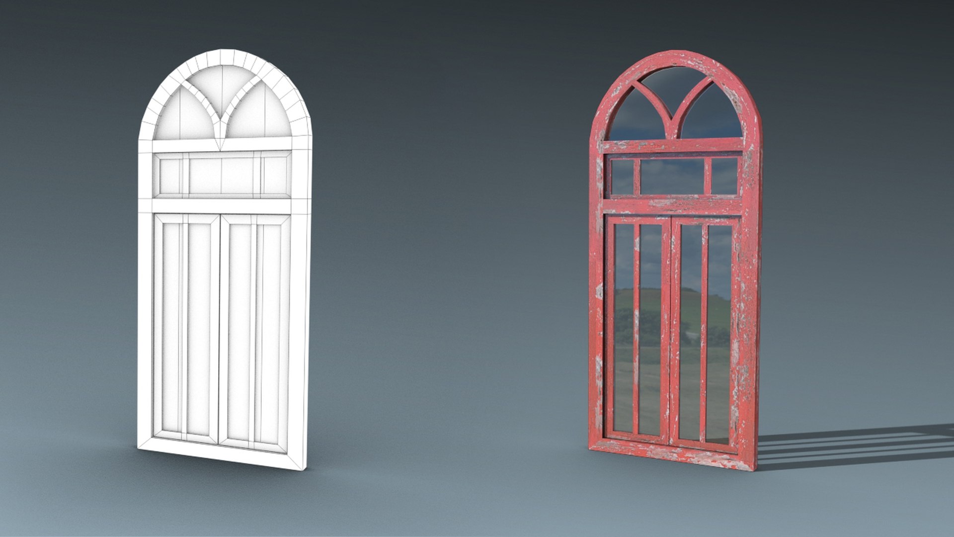 3D low-poly windows pack model - TurboSquid 1644310