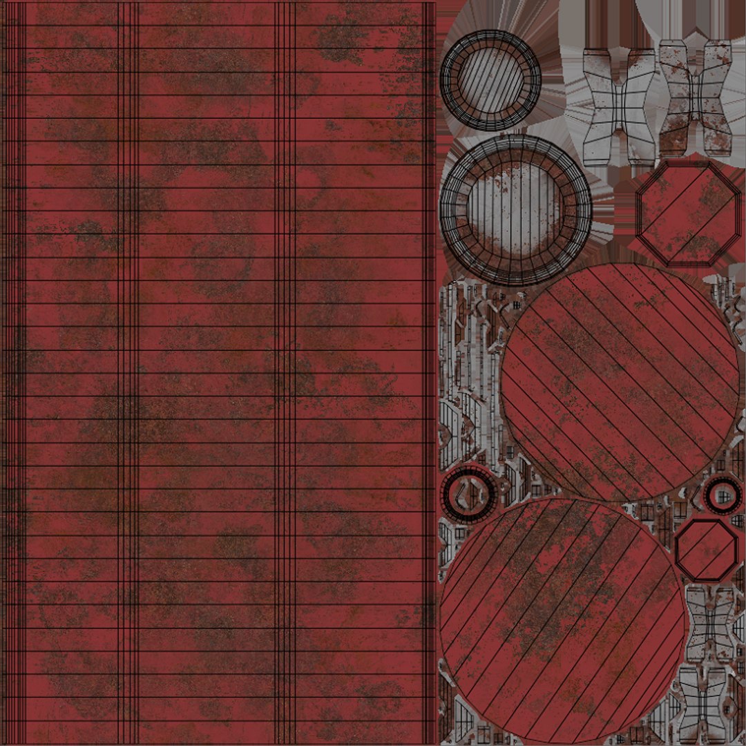 3D Model Red Oil Barrels Collection - TurboSquid 2148223