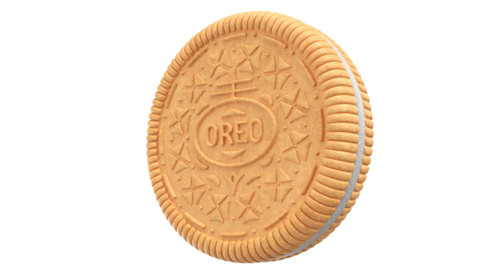 Golden Oreo 3D Model - TurboSquid 1355102