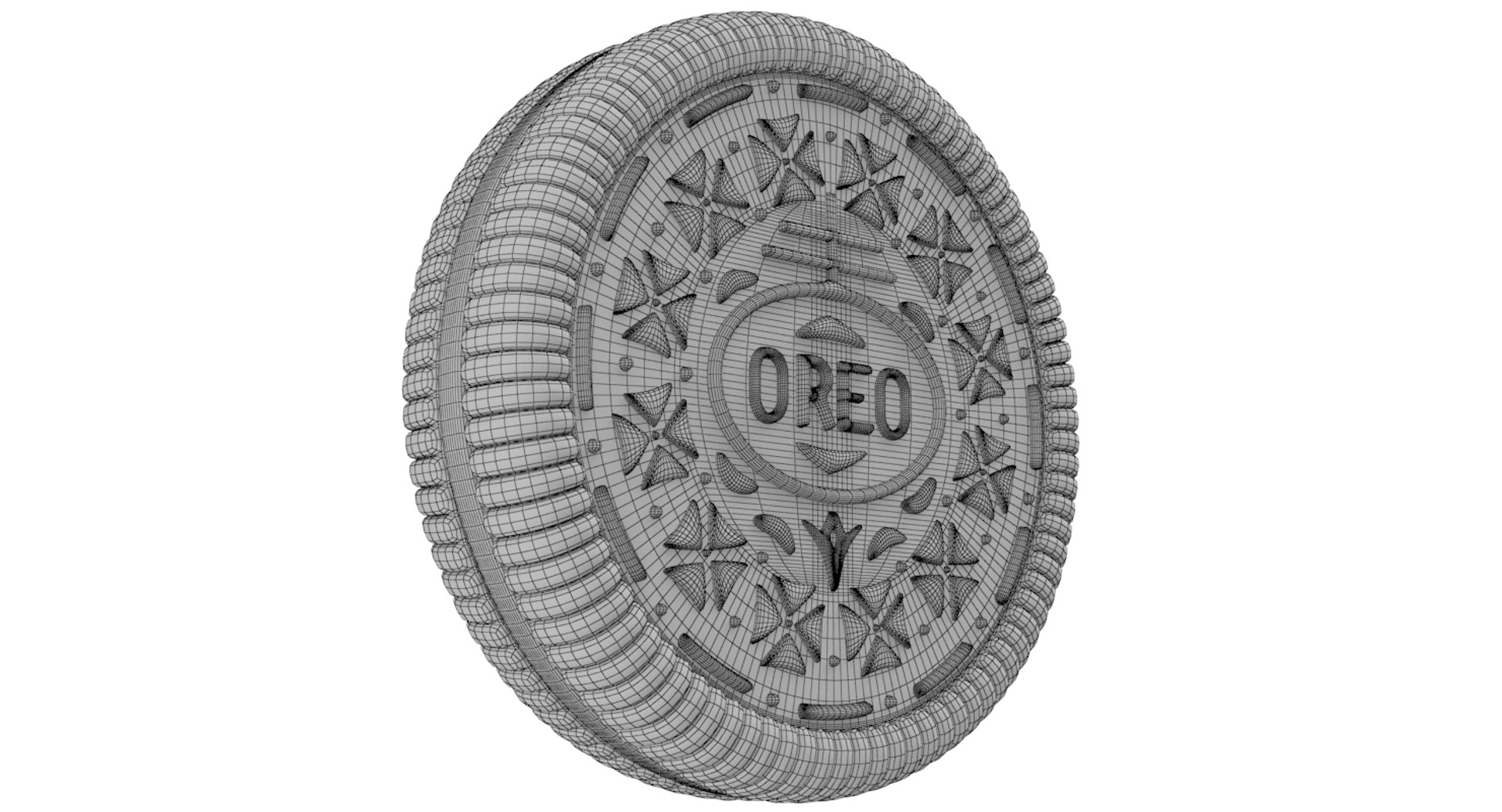 Golden oreo 3D model - TurboSquid 1355102