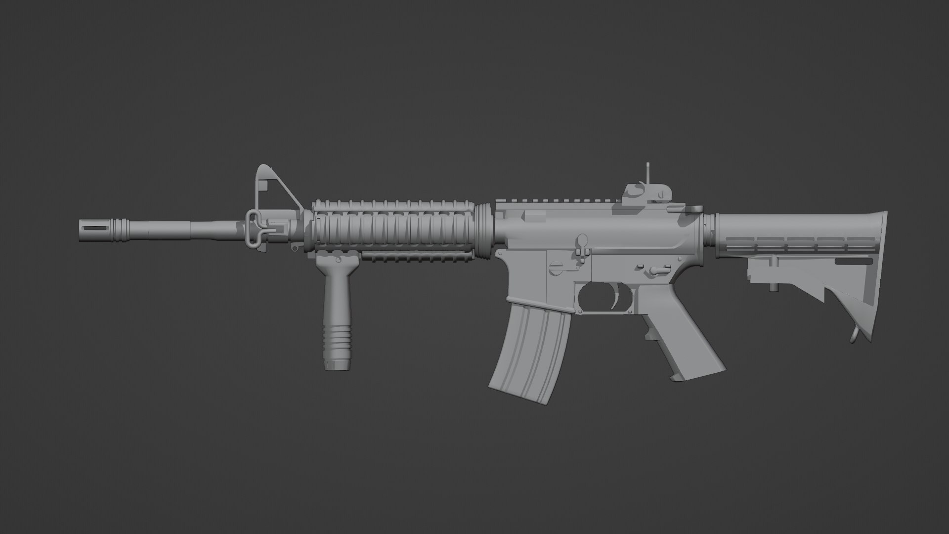 Free AR-15 3D Model - TurboSquid 1951272