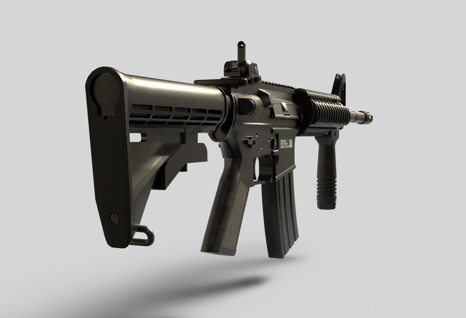 Free AR-15 3D Model - TurboSquid 1951272