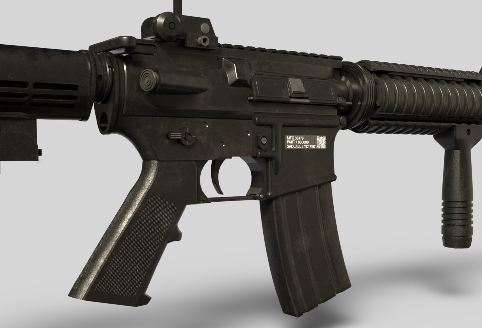 Free AR-15 3D Model - TurboSquid 1951272