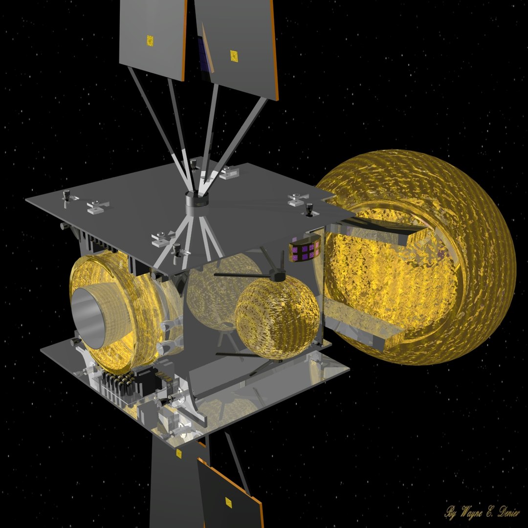 3d Orbiting Geo Cob Model