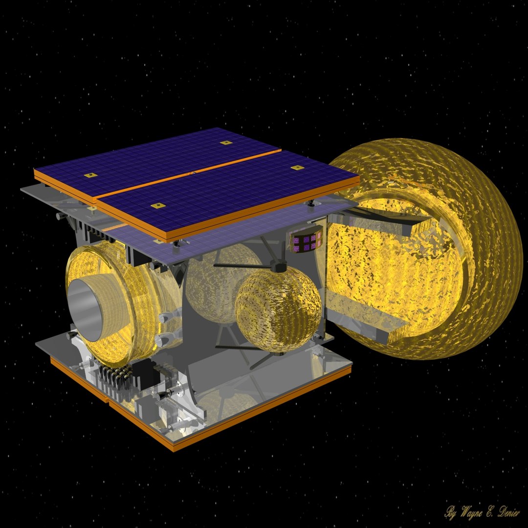 3d Orbiting Geo Cob Model