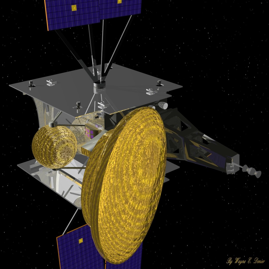 3d Orbiting Geo Cob Model