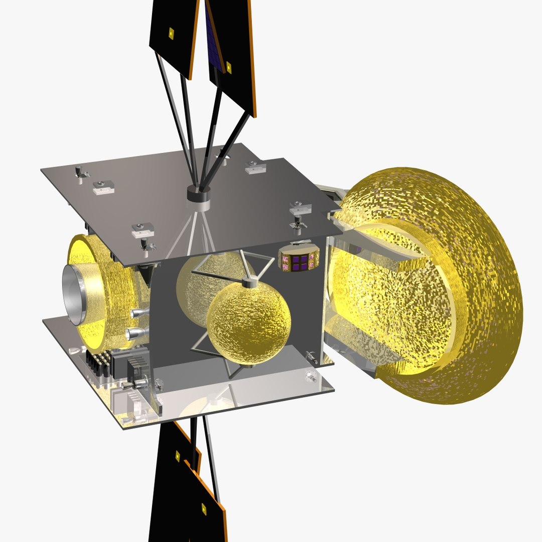 3d Orbiting Geo Cob Model