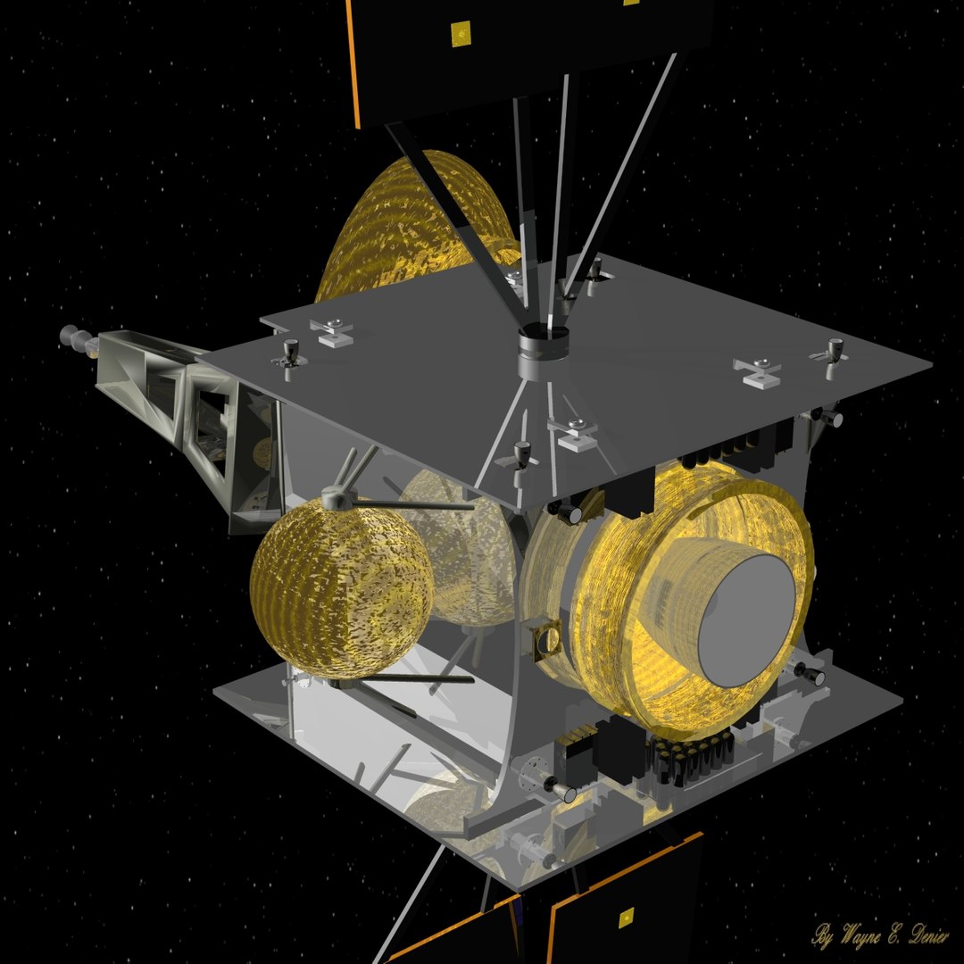 3d Orbiting Geo Cob Model