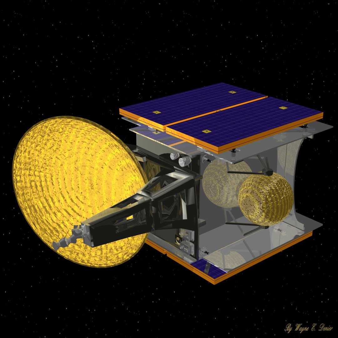 3d Orbiting Geo Cob Model