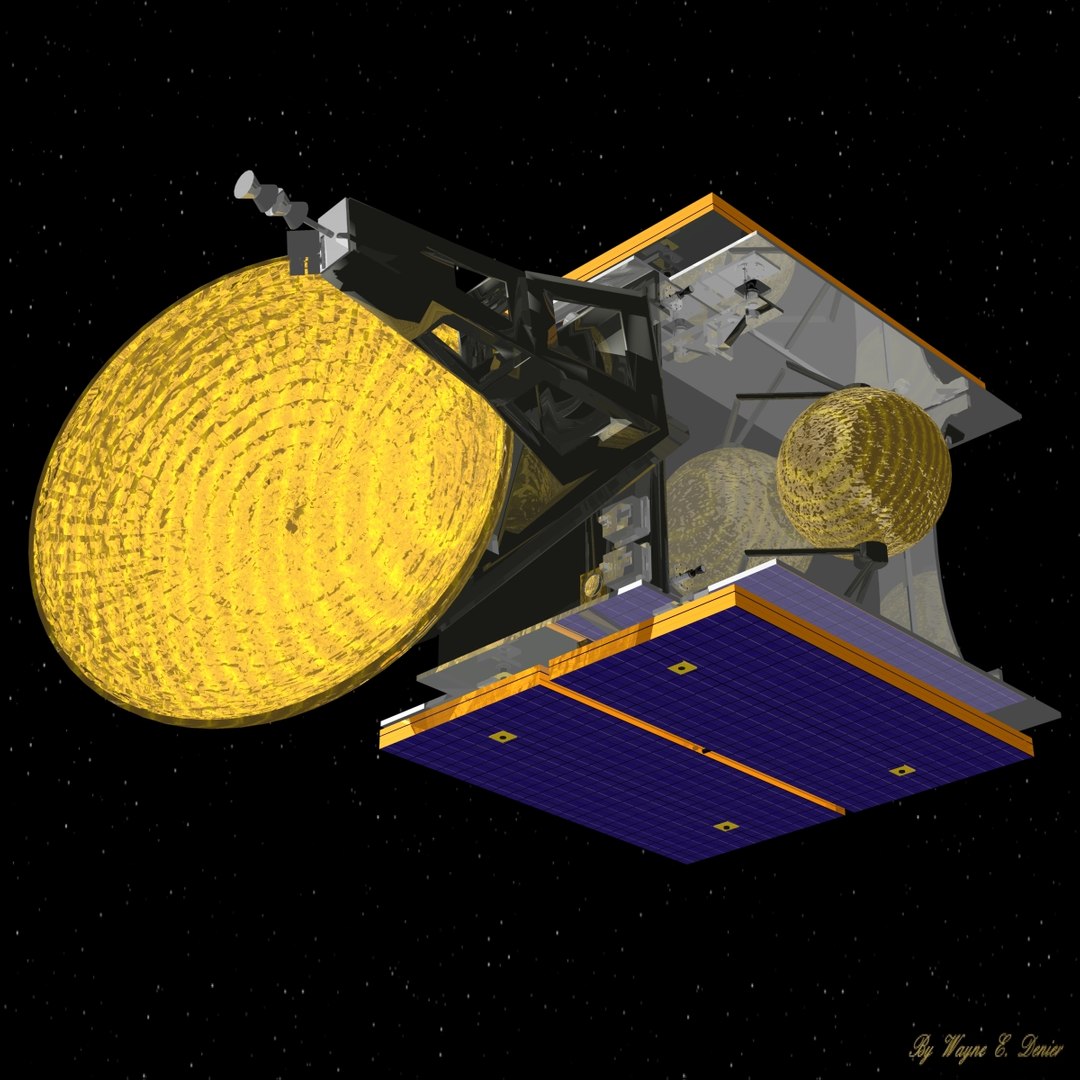 3d Orbiting Geo Cob Model