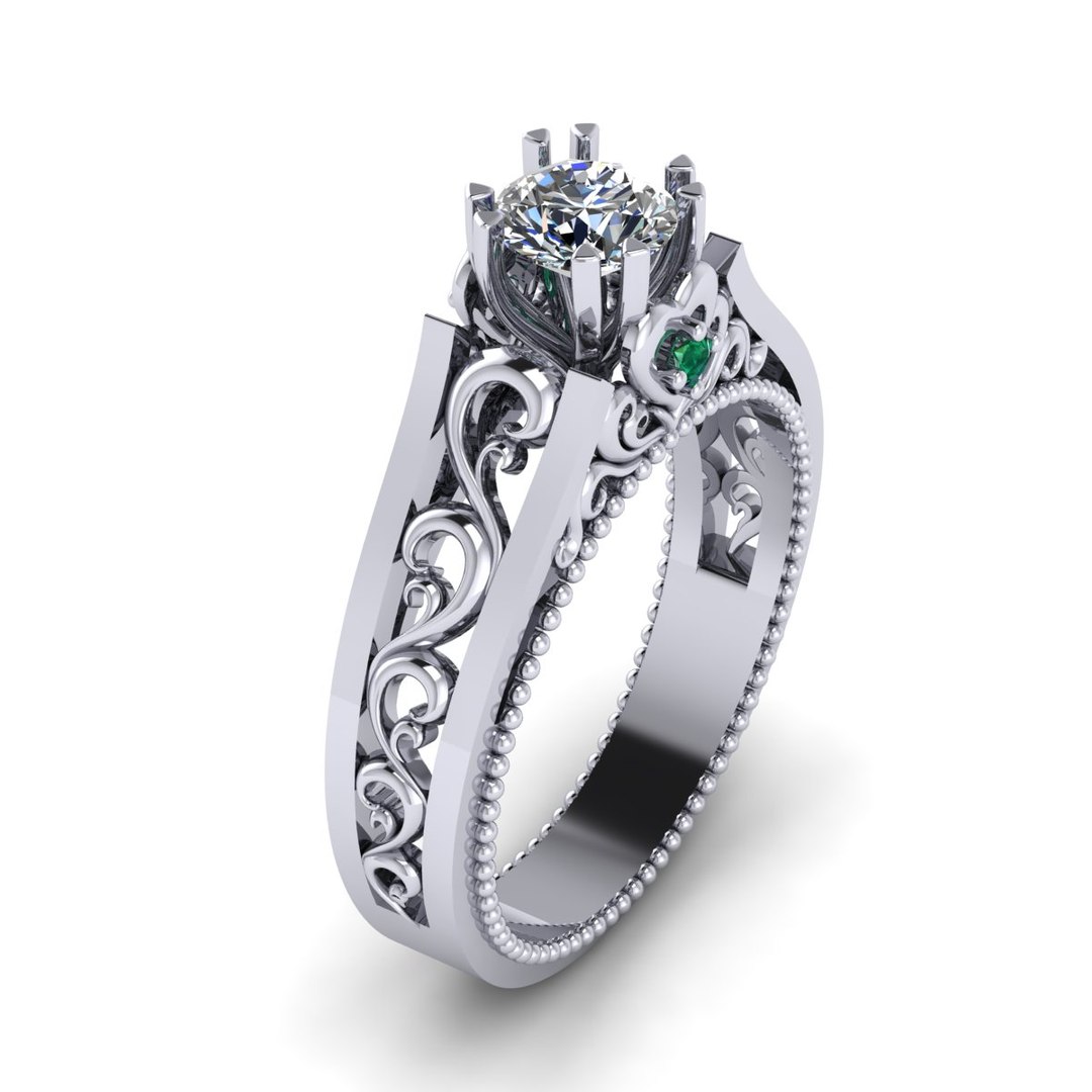 Gemvision Matrix Gold Ring 3D - TurboSquid 1342588