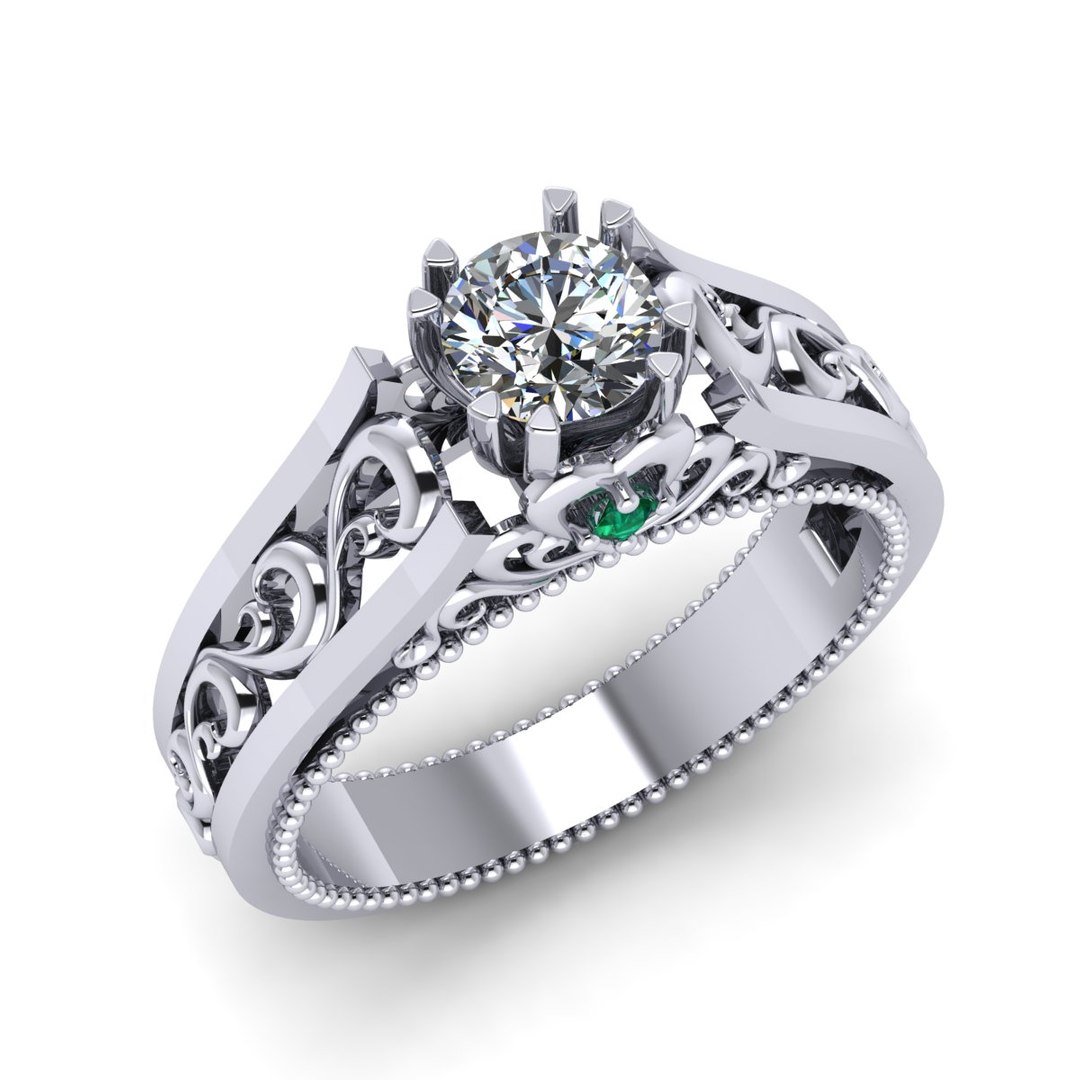 Gemvision Matrix Gold Ring 3D - TurboSquid 1342588