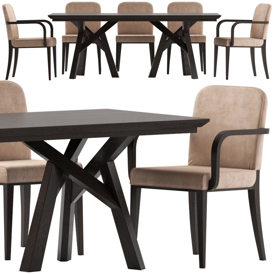 3D Montbel Opera Chair And Innova Australia Montly Table - TurboSquid ...