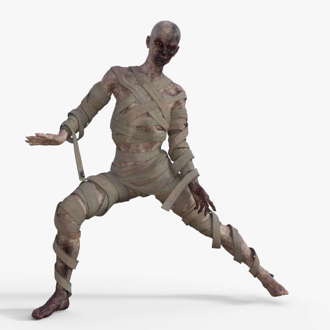 Bandaged Mummy Rigged 3D Model - TurboSquid 2186783