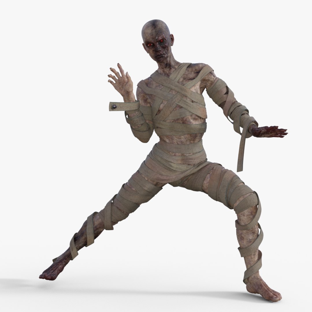 Bandaged Mummy Rigged 3D Model - TurboSquid 2186783