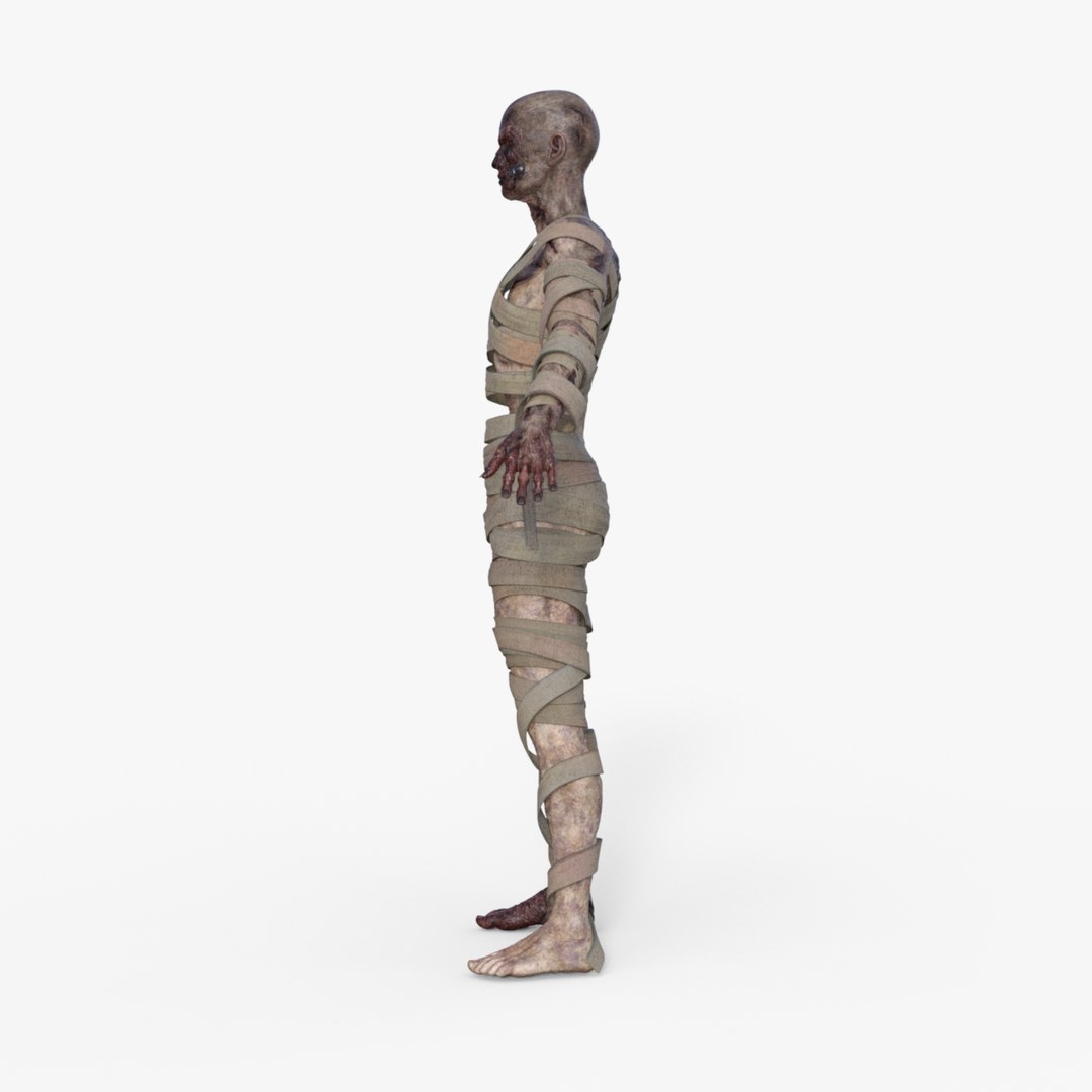 Bandaged Mummy Rigged 3D Model - TurboSquid 2186783