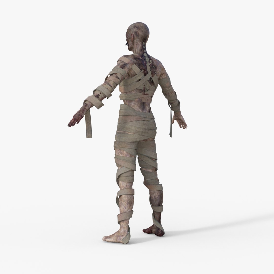 Bandaged Mummy Rigged 3D Model - TurboSquid 2186783