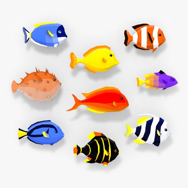sea fish 3d max