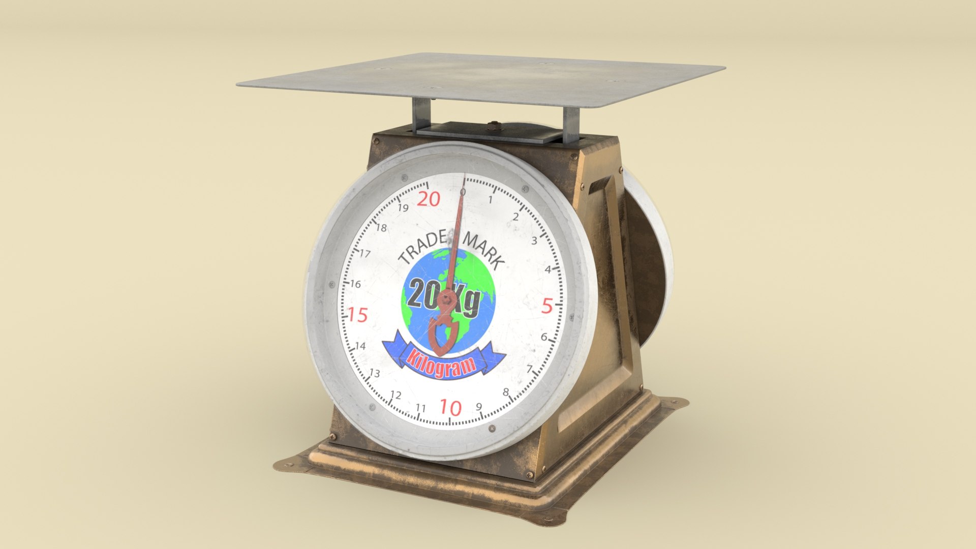 Kilogram Scale 3D - TurboSquid 1737993
