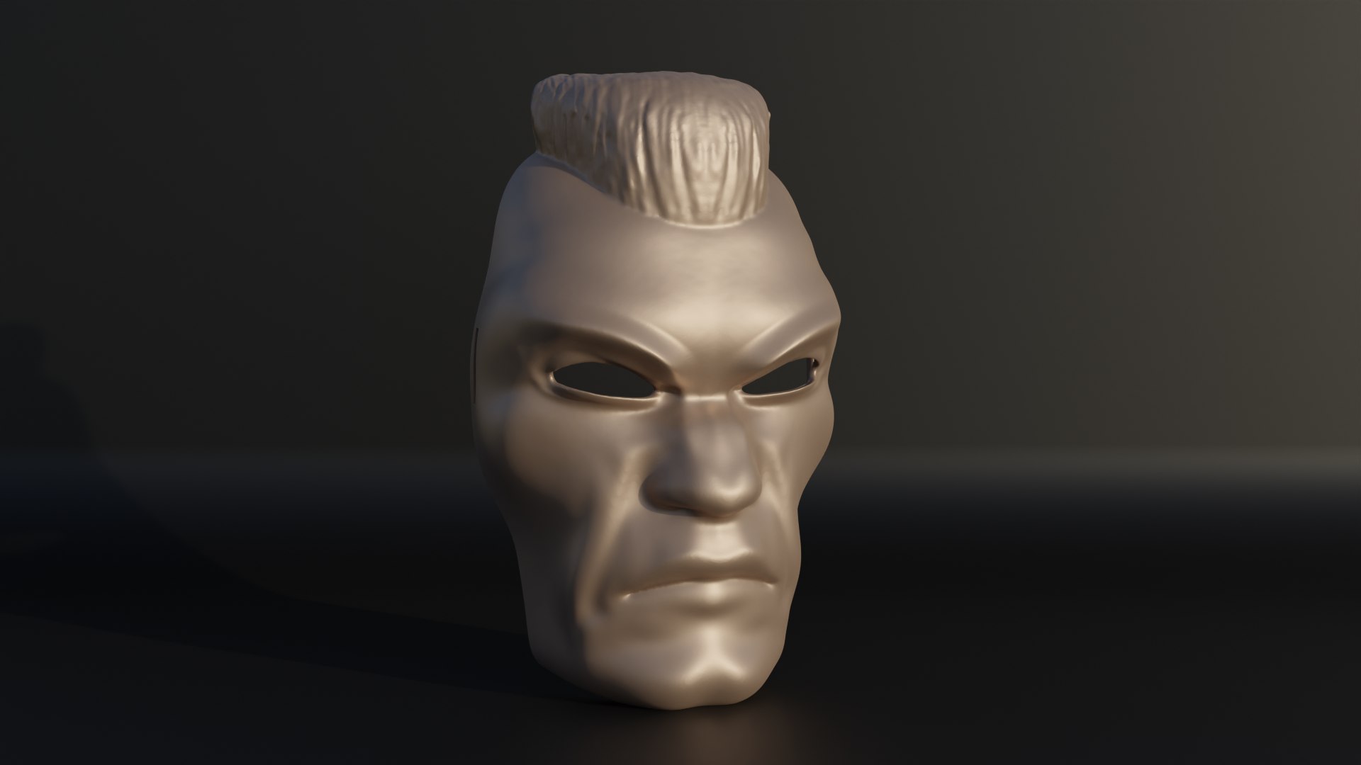 3D Mohawk Human Party Face Cosplay Mask Print Model - TurboSquid 2063159