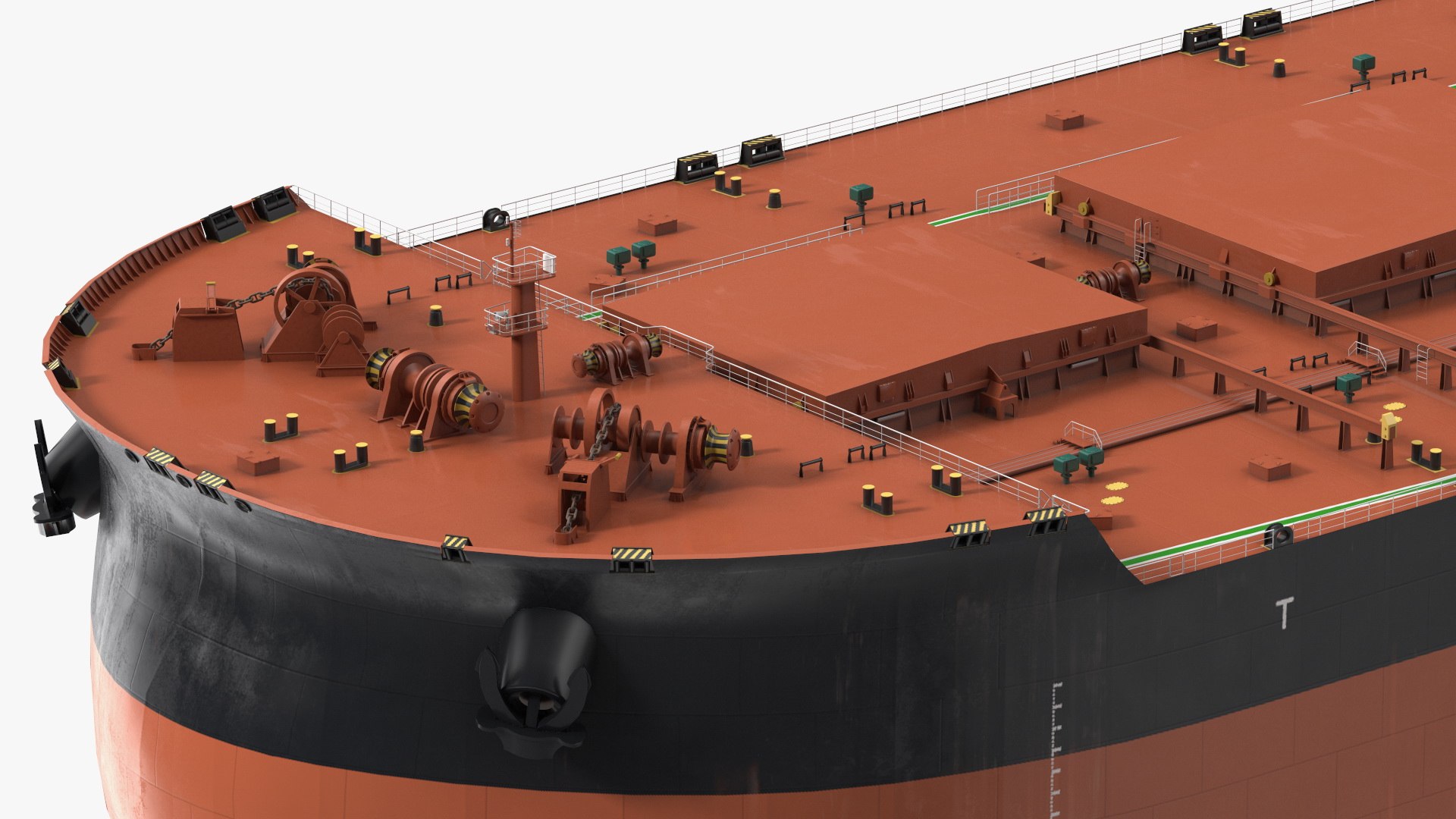 3D model Bulk Carrier Ship Dirty Empty - TurboSquid 1900290