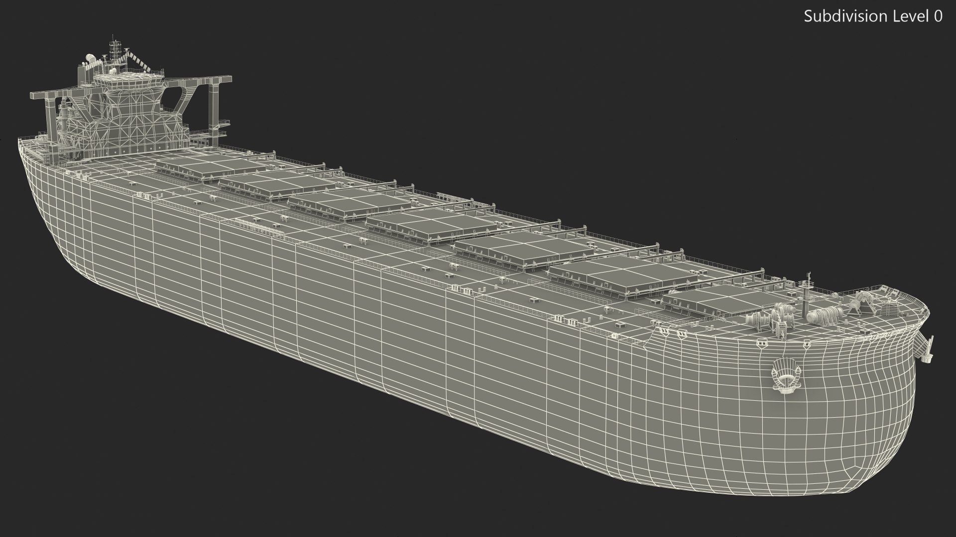 3D model Bulk Carrier Ship Dirty Empty - TurboSquid 1900290