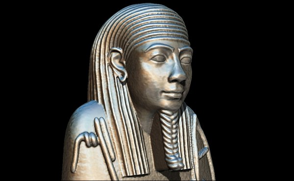 modelo 3d Modelo 3D con todos los detalles del luchador Ushabti ...