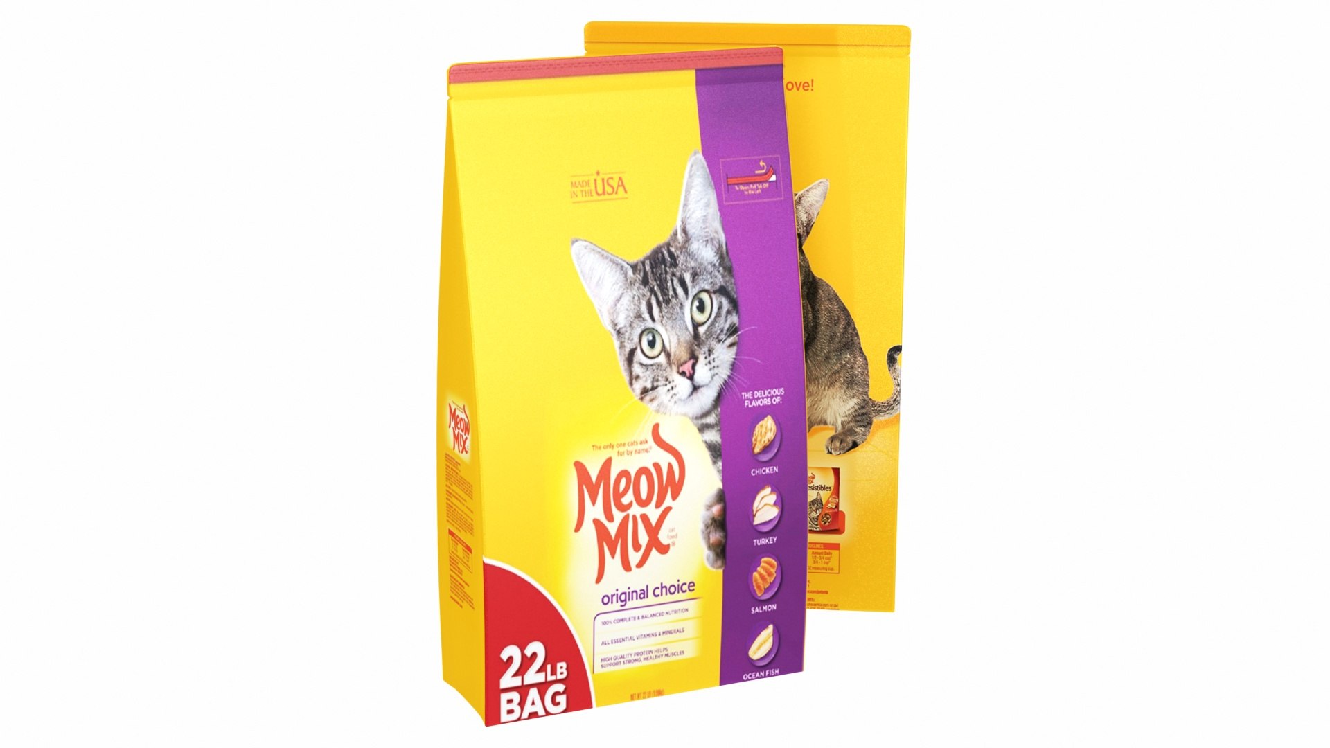 3D Meow Mix Pet Feed Model - TurboSquid 1730782