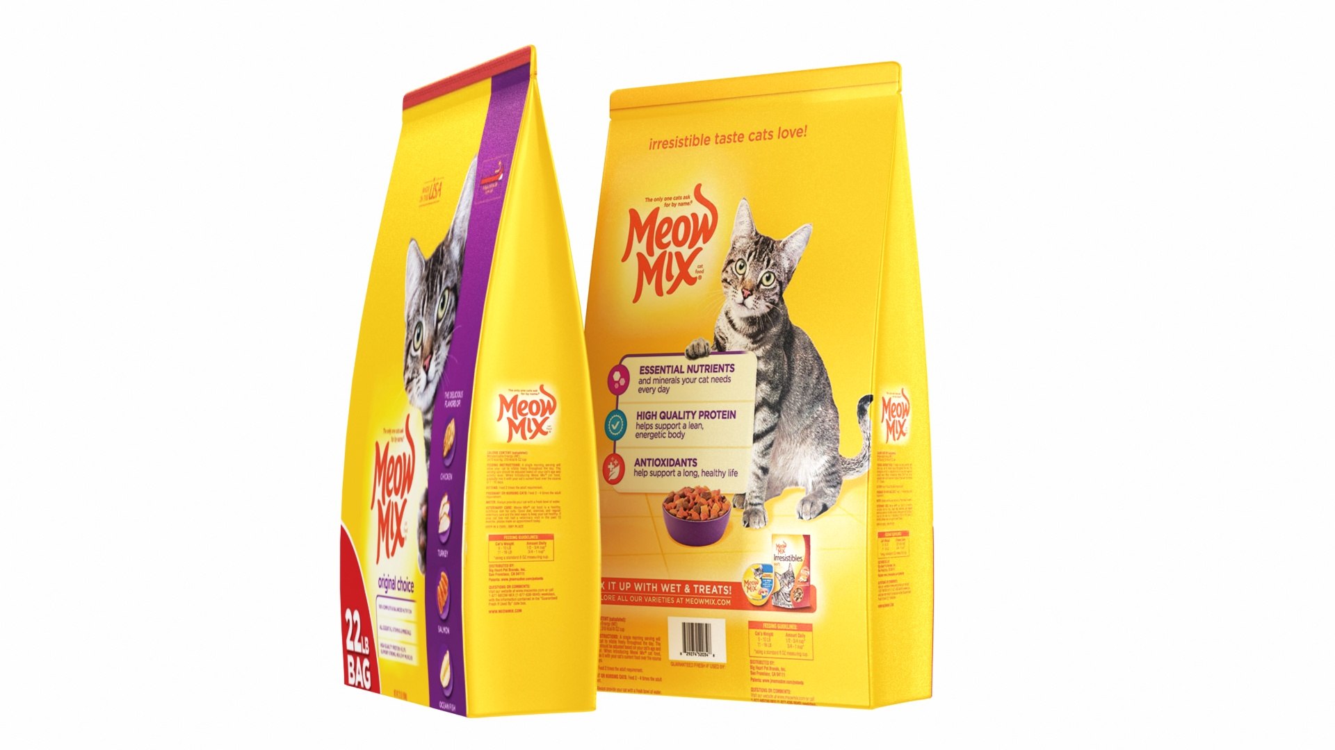 3D Meow Mix Pet Feed Model - TurboSquid 1730782