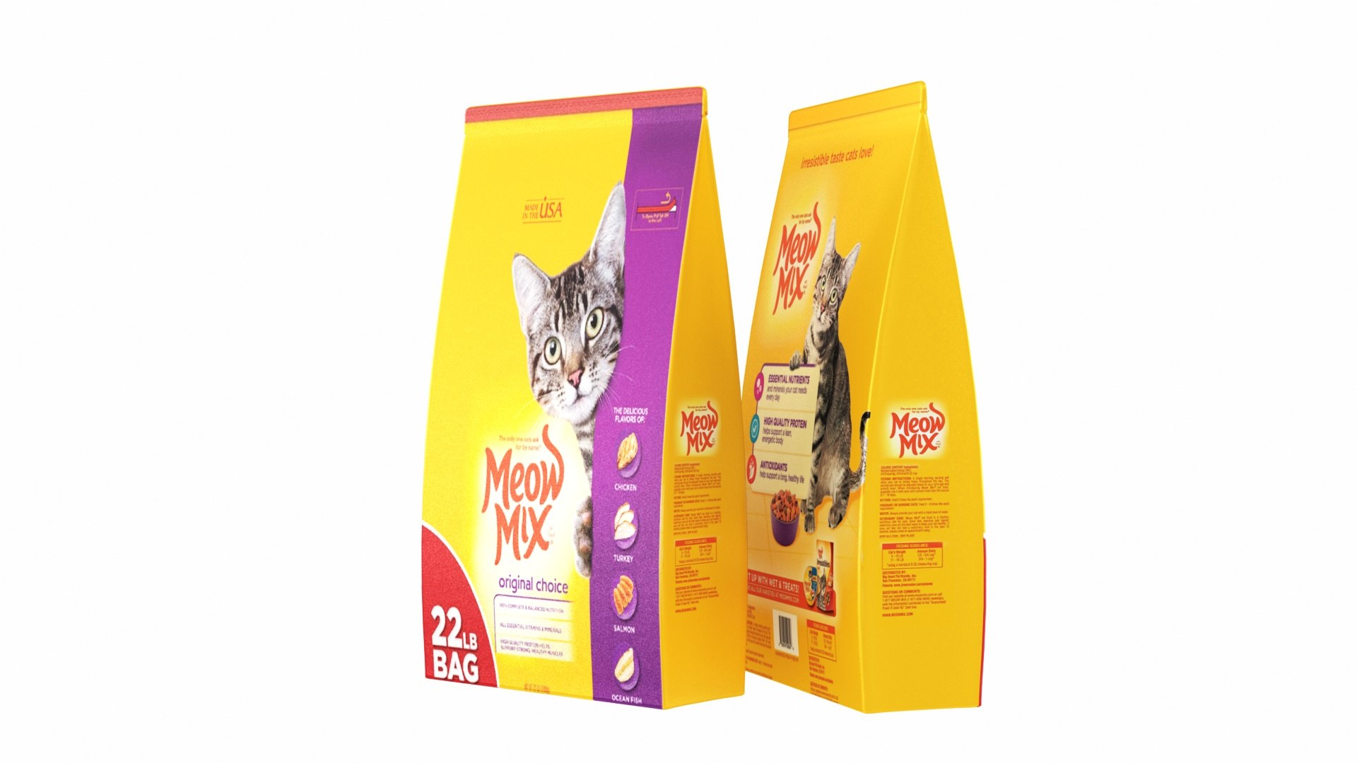 3D Meow Mix Pet Feed Model - TurboSquid 1730782