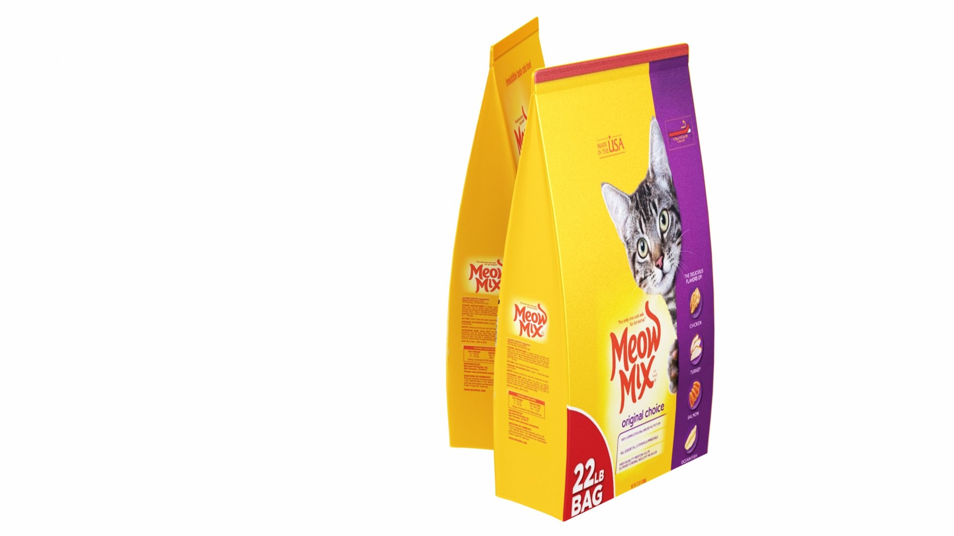 3D Meow Mix Pet Feed Model - TurboSquid 1730782