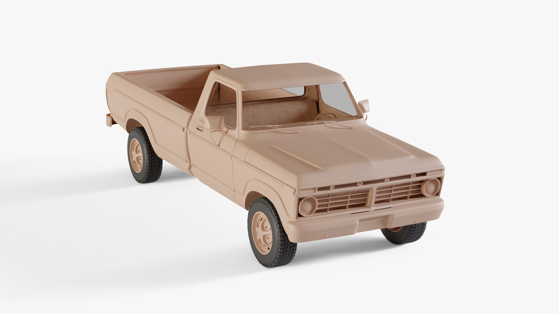 modelo 3d 1973 Ford F-150 Ranger - TurboSquid 1730632