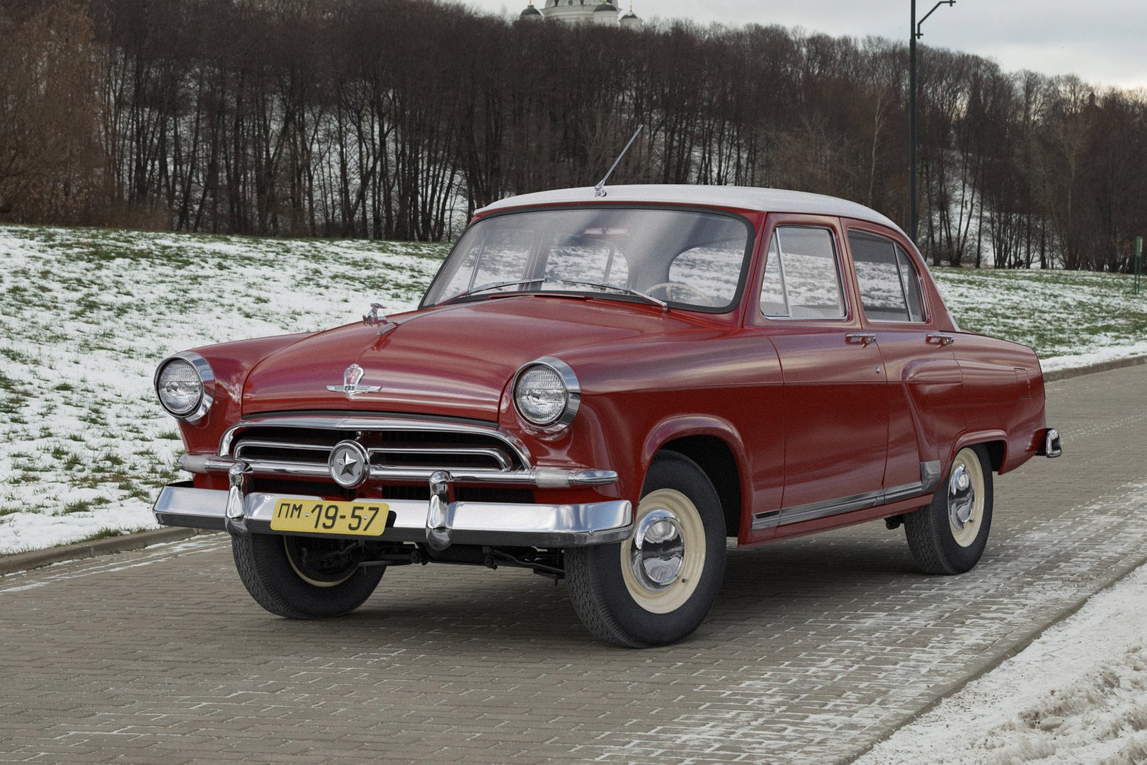 Gaz-m21 Volga 1956 3D Model - TurboSquid 1552948