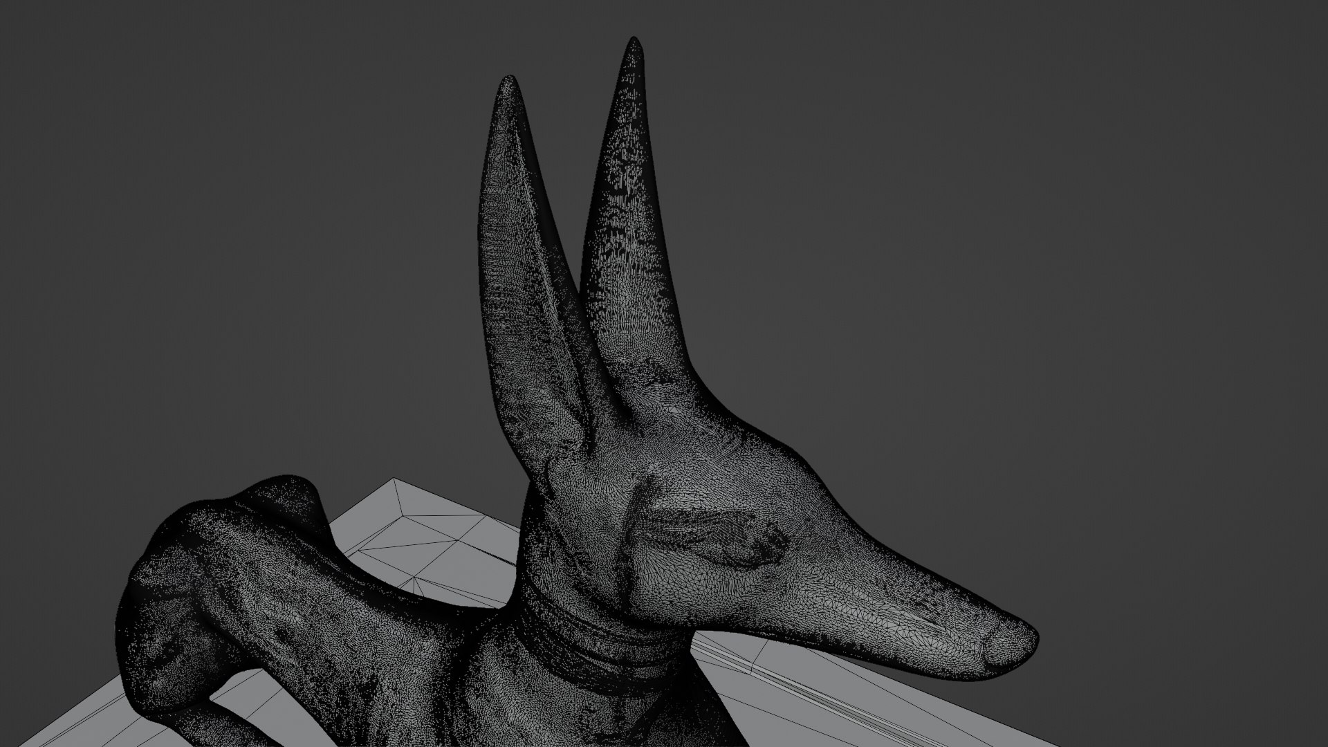 Anubis Statue 3D - TurboSquid 2151816