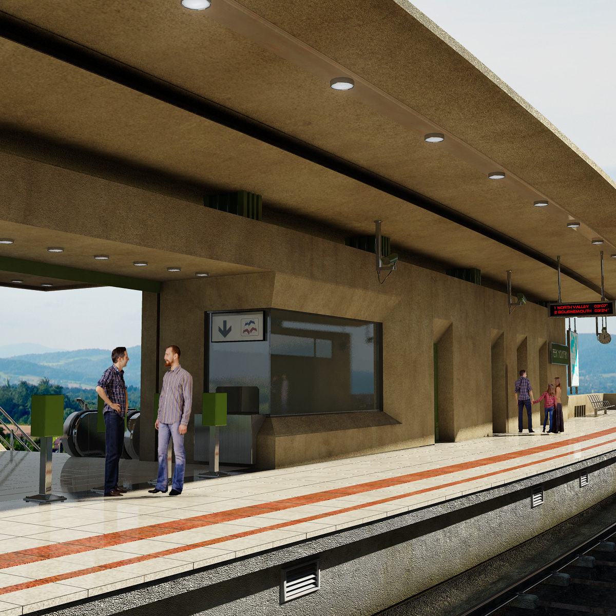 max train station